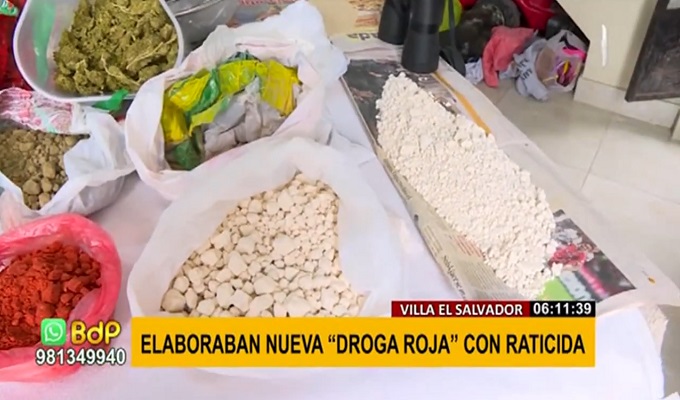 ‘Droga roja’ en VES: utilizaban raticida para...